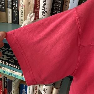 Vintage | Tops | Vintage Cropped Pink Jersey Top | Poshmark